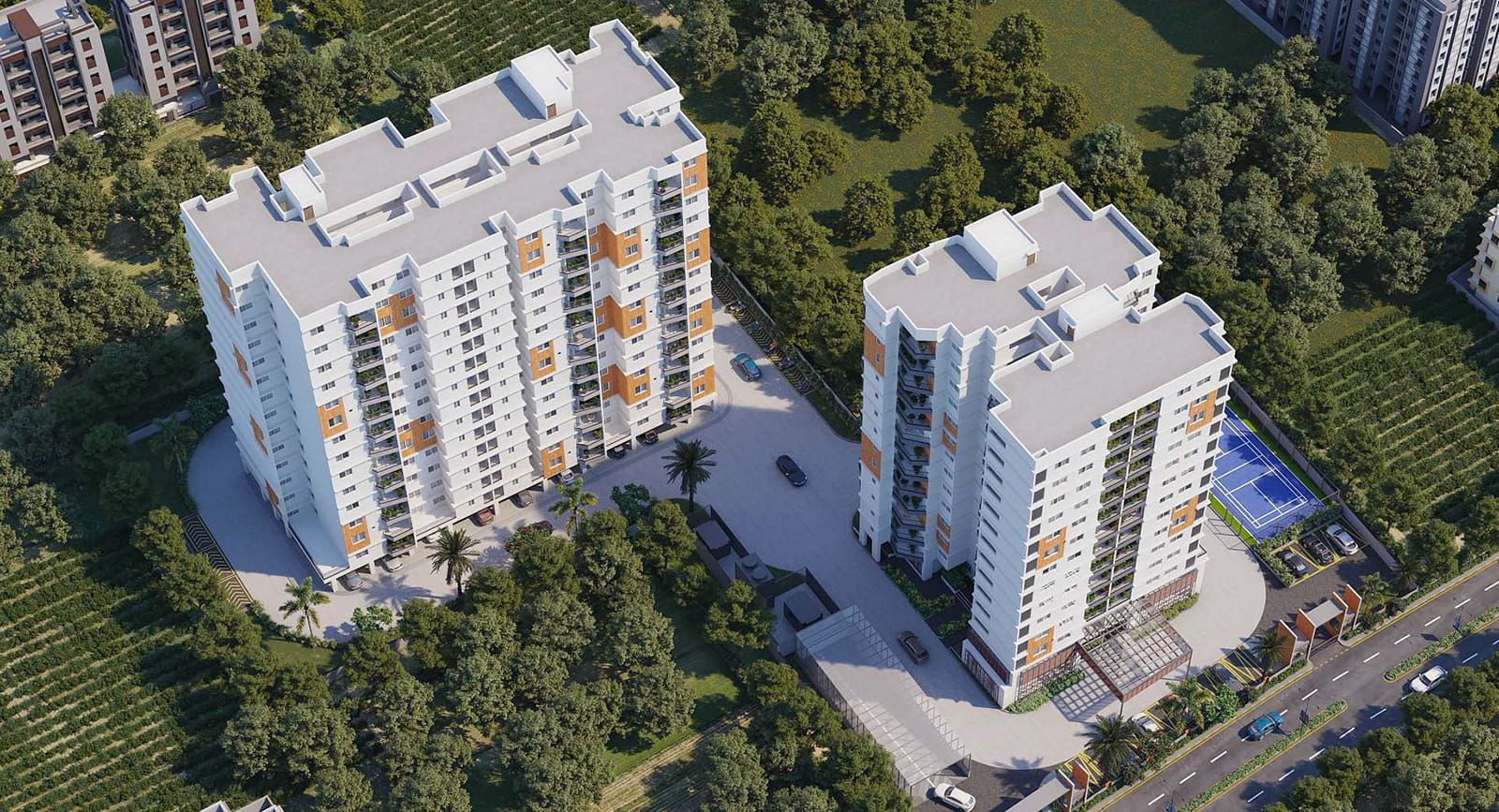 Meda The Water Edge, Sarjapur Road, Bengaluru - Vastu compliant homes ...